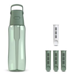 Butelka filtrująca Dafi SOLID 0,7 l szałwiowa barwiona z 4 wkładami