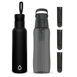 Dafi | Zestaw Butelka Filtrująca Solid z 4 filtrami + Easy