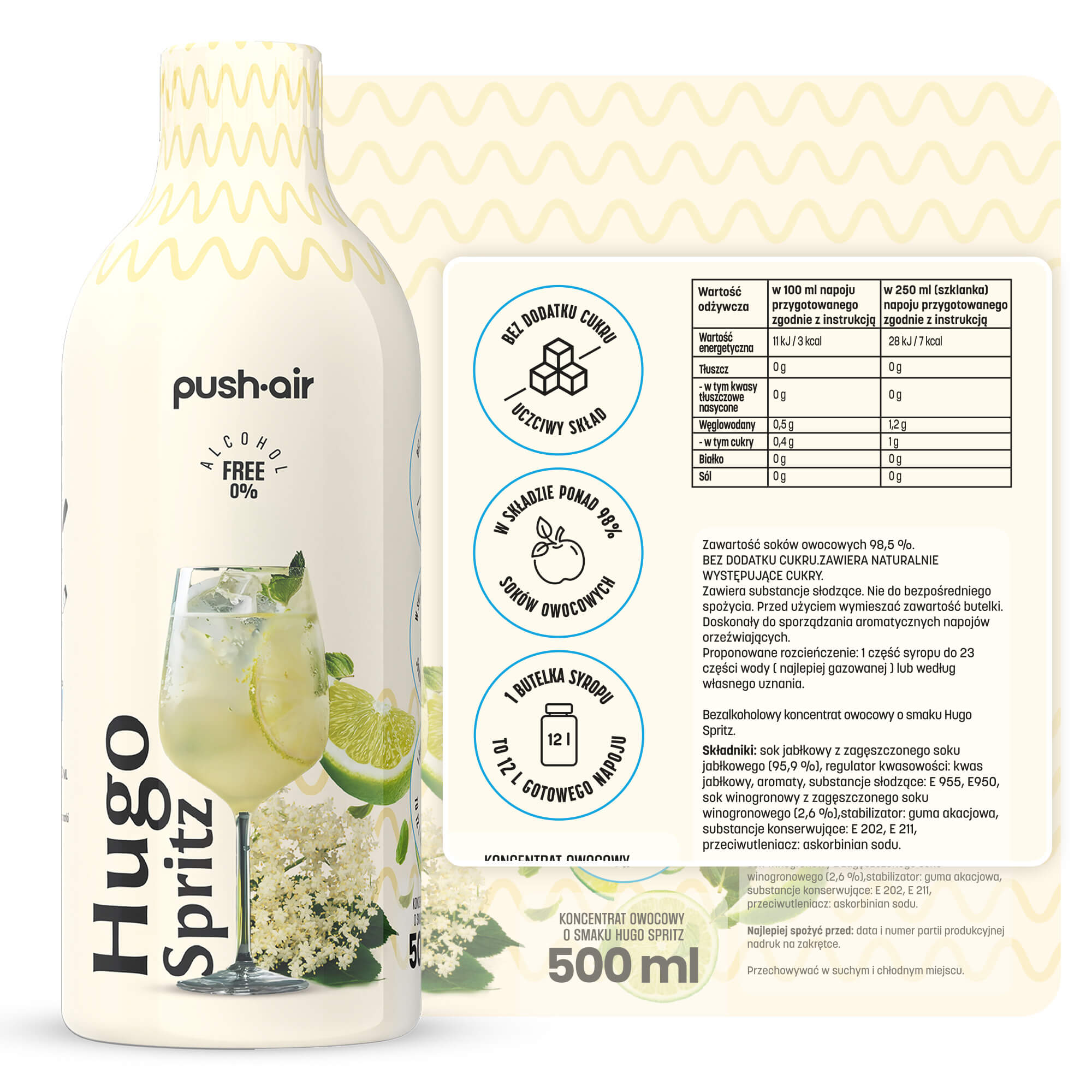 Dafi | syropy do PushAir APERITIF SPRITZ, MOJITO, HUGO SPRITZ